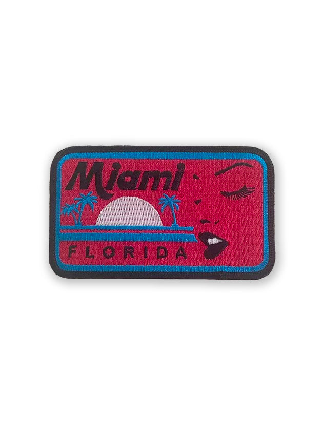 Miami Florida Pink Patch – Bart Bridge